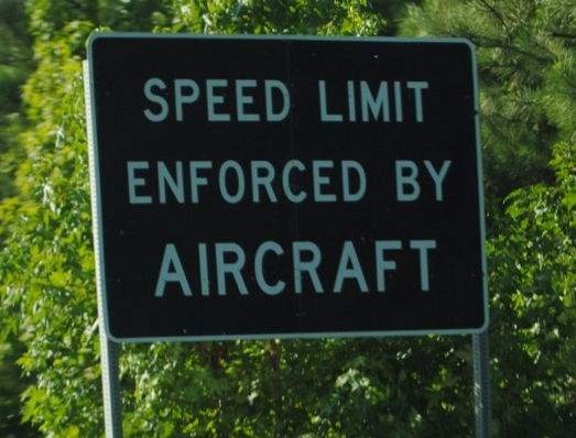 Speed Enforced by Aircraft – Scholtes-Blog